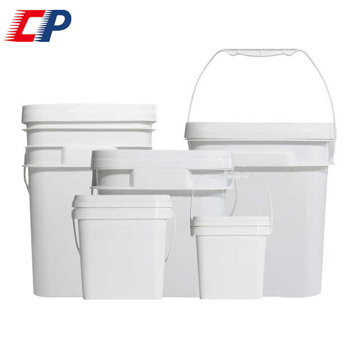 Custom Colors Logo Printing 1l - 5l Plastic Buckets Food Grade Bucket ...