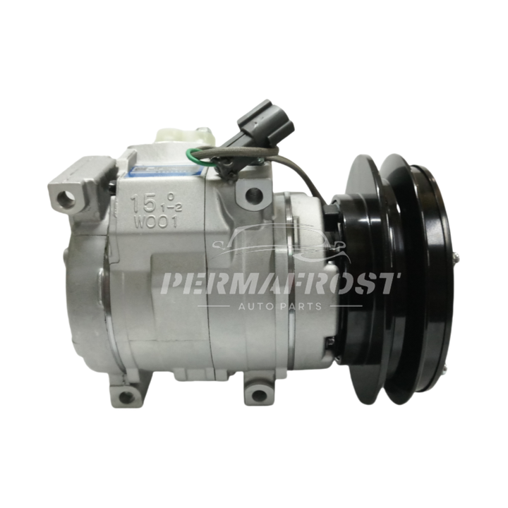 10S15C 1PK 12V AC Compressor for Komatsu PC200 Caterpillar Excavator ...