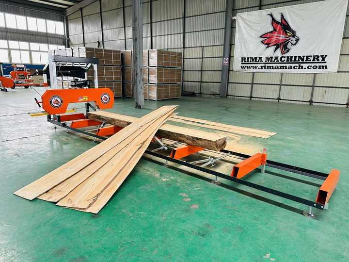 RIMA Horizontal Mini Log Band Sawmill Woodworking Machine Home Use ...