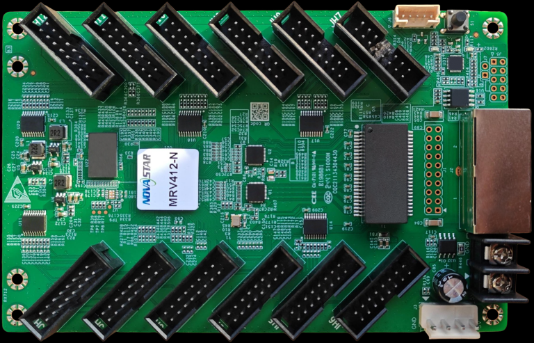 Novastar MRV412-N LEDスクリーンビデオ受信カード12 HUB75Eポート4K解像度デジタルポスター屋外ウェルカム ...