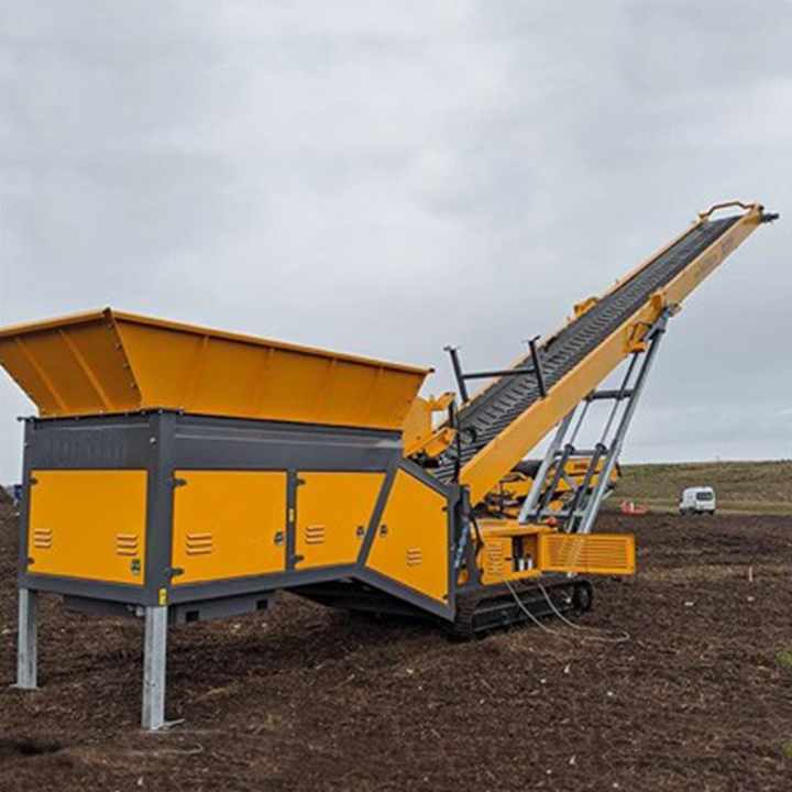 Upsen Tracked Mounted & Portable Stacker Conveyor Crawler Type