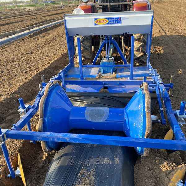 Small Tractor Mounted Plastic Mulch Applicator - High Productivity