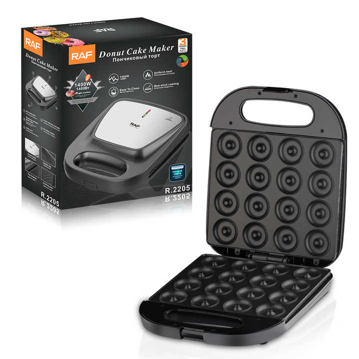 1400w Uniform Heat Donut Maker - Easy Clean Cooking