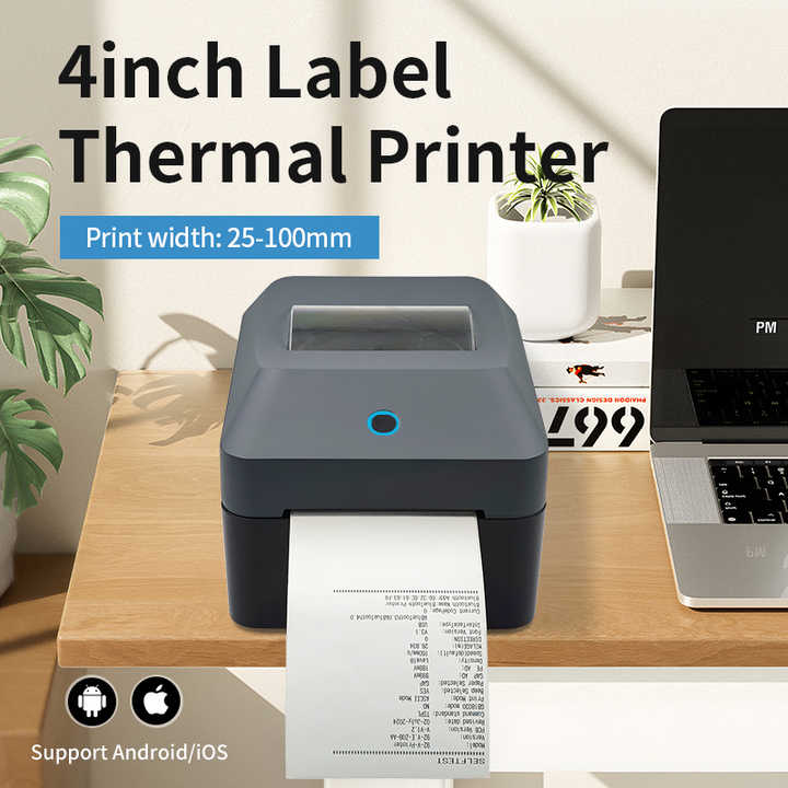 Adhesive Shipping Label Sticker Printer 4X6 Wireless 110mm 4 Inch ...