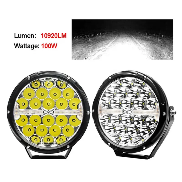 7in Led Spot Light IP68 4WD 4x4 Automotive Off Road Driving Light Round ...