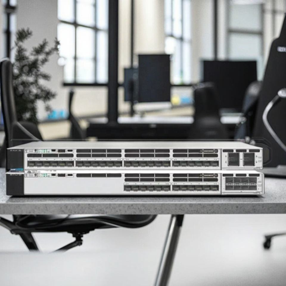 Original C9300X-24Y-E Layer 3 Switch 24x25GbE Fiber Ports StackWise-1T ...