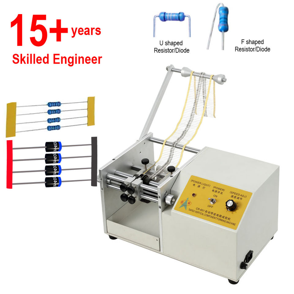 Automatic Tape Fuse Diode Foot Bending Bender - CJR CR-601U/F