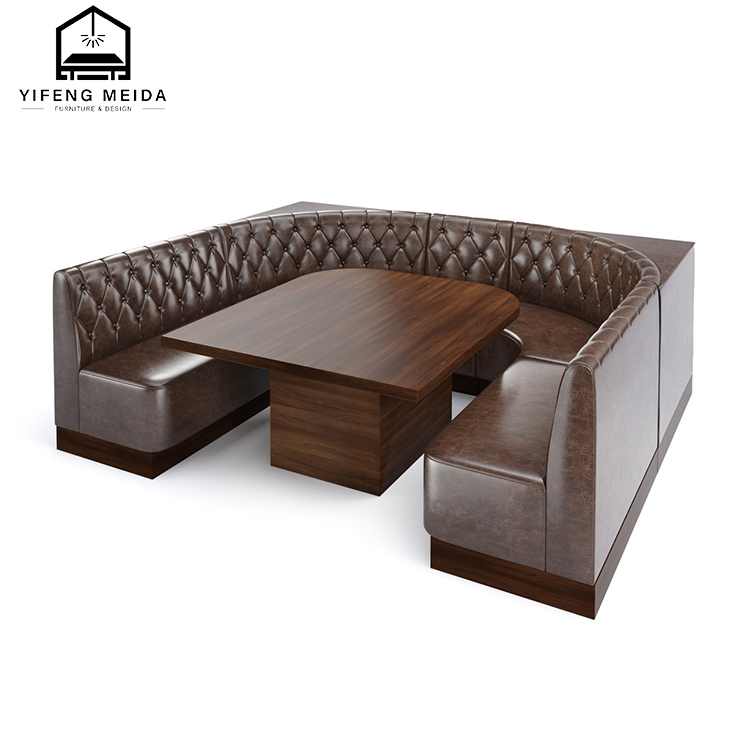 U Shape Booths - Stylish Restaurant Seating Solutions
