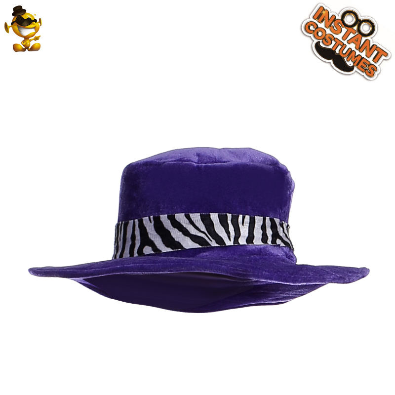 White Pimp Hat UNDERWRAPS Mens Pimp Costume Suit - Pimp Adult Halloween ...