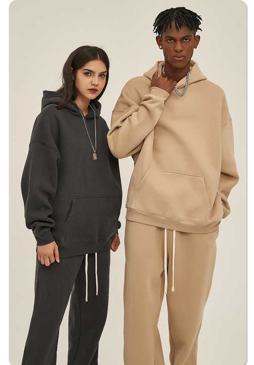 Unisex Straight Wide Leg Sweatsuit - Oversized Tracksuit
