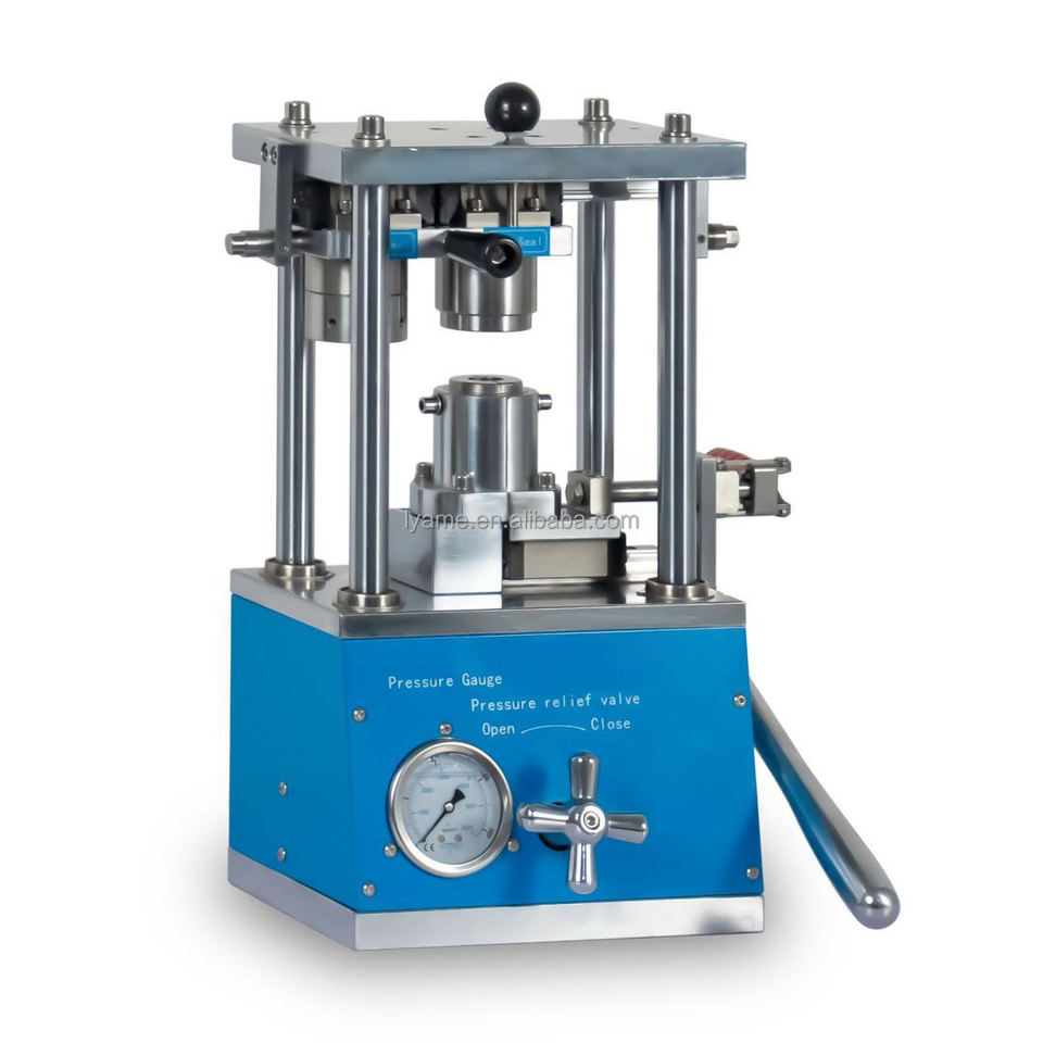 18650 Cylindrical Cell Manual Crimping Machine for Cylindrical Cases ...