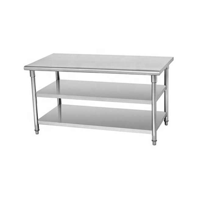 Fish Cleaning 304 201 Folding Commercial Kitchen Work Stainless Steel Table