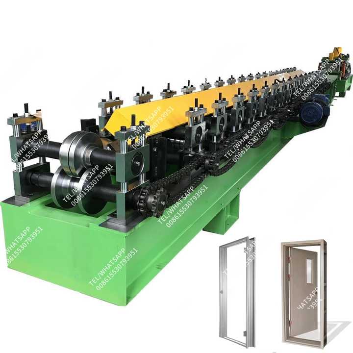 Aluminum Steel Door Frame Making Machine Full Automatic Hinges Punching ...