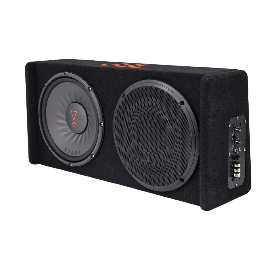 10 Inch Dual Active Car Subwoofer - Strong Bass & Low Profile
