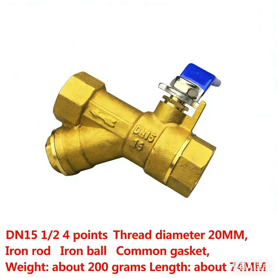 Y-Type Brass Filter Ball Valve Mesh-Manual Operated OEM Household Tap ...