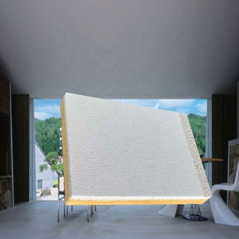 Monolithic Acoustic Ceiling Seamless System Mineral Wool Acoustic ...