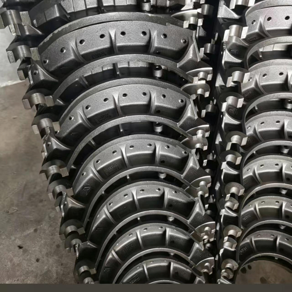 New MCP16 Rear Brake Shoe Assembly Bears Friction Slows Wheels Resists ...