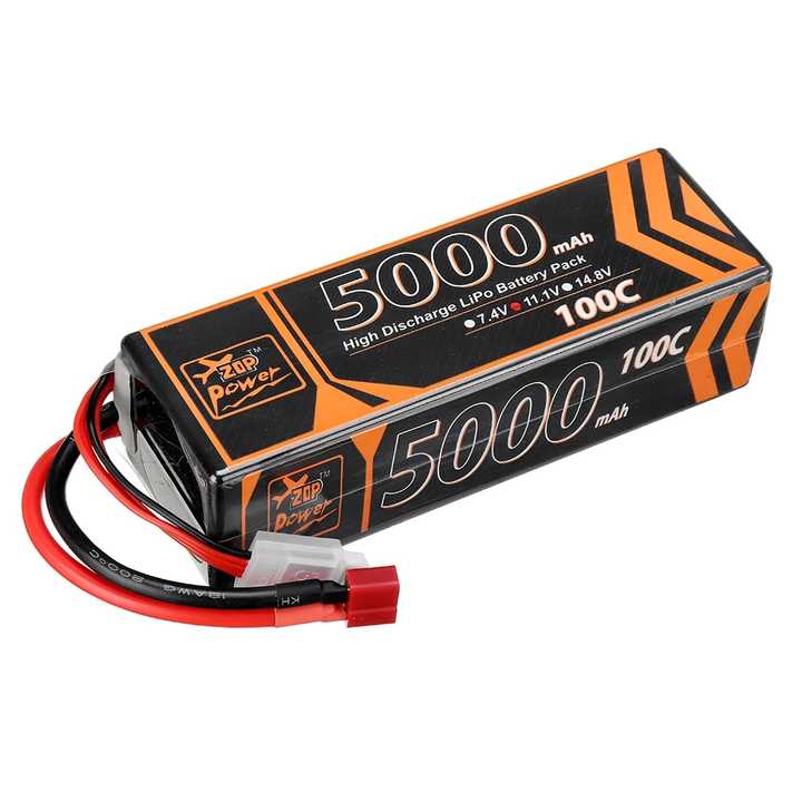 Long Lasting 11.1v 5000mah 3s Big Capacity High Discharge Lipo Battery ...