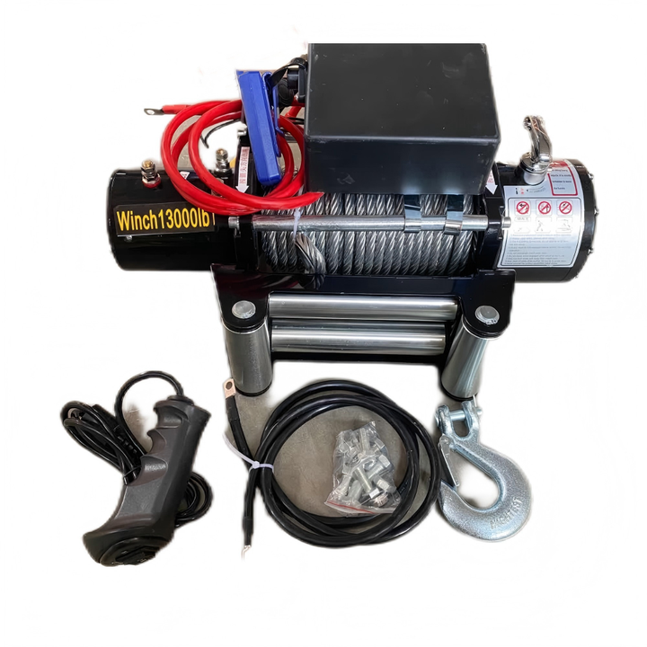 6000Lbs Car Electric Winch 12v 24v Electric Winch and Handheld Remote ...