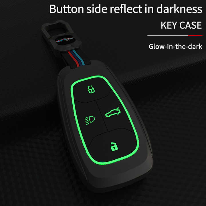 Free Sample Install Zinc Alloy Leather Auto Remote Car Key Accessories ...