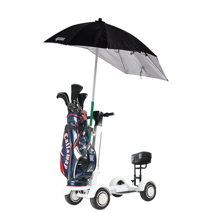 Electric Golf Carts - Solar Powered Buggy with Golf Trolley