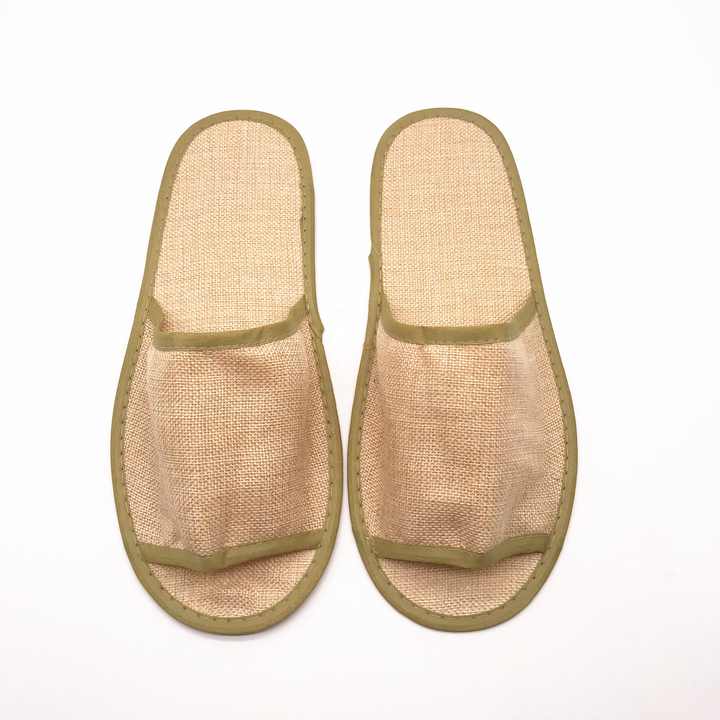Biodegradable Eco-friendly Disposable Hotel Jute Slipper| Alibaba.com