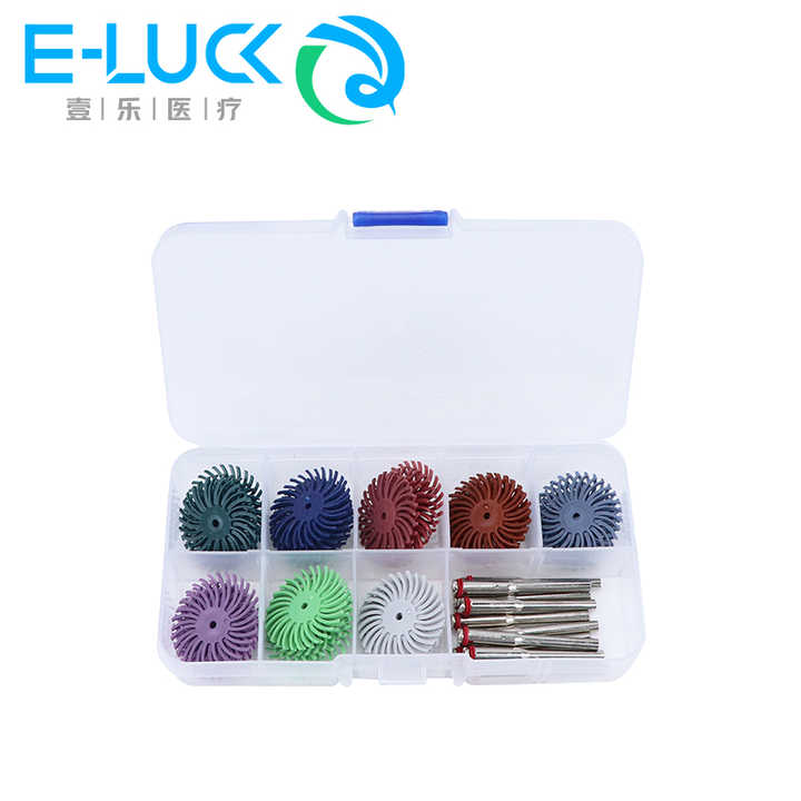 Cyclone Manual Dental Polishing Kit with Mandrel Burr Wheel Grinding ...
