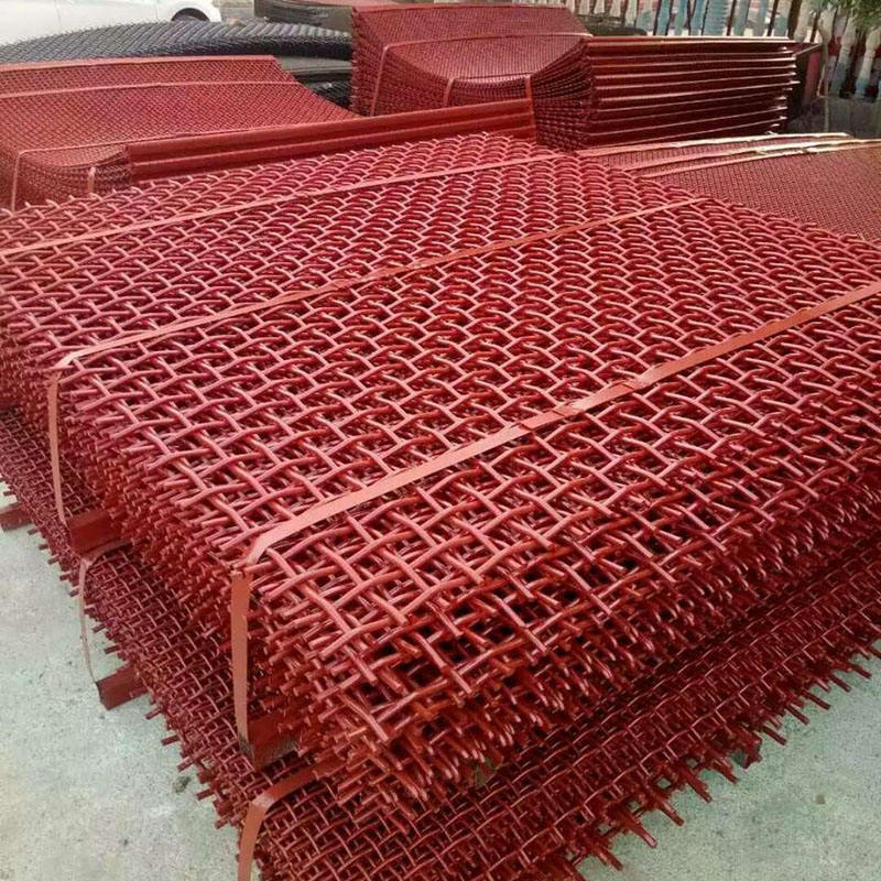 New type manganese steel vibrating woven screen mesh, mining wear ...