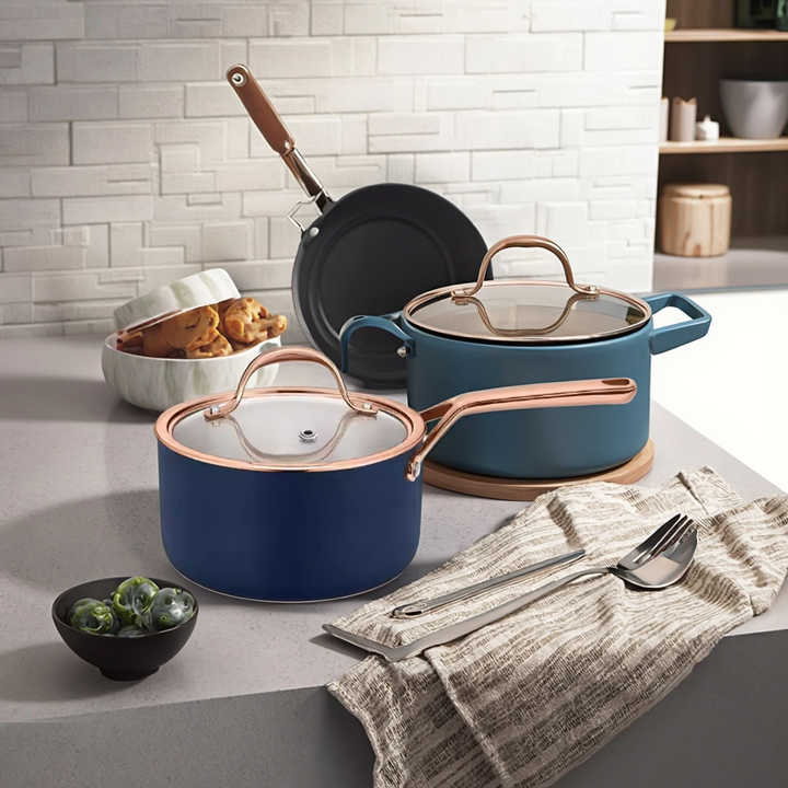 Classic Luxury Stainless Steel 304SS Non-Stick Cookware Set Eco ...