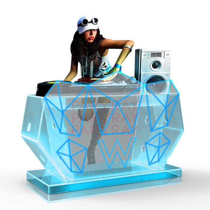 Customizable LED DJ Booth - Perfect for Nightclubs & Events