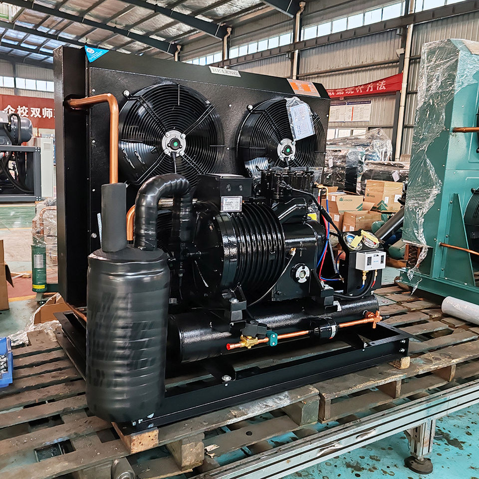 Cooling Compressor System Condenser Refrigeration Chamber Semi-sealed ...