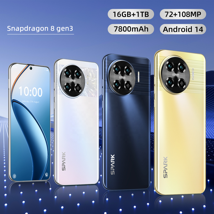 TECNO Spark 30 Pro Model 7.6inch Smartphone with 512GB ROM 2K HD Dual ...