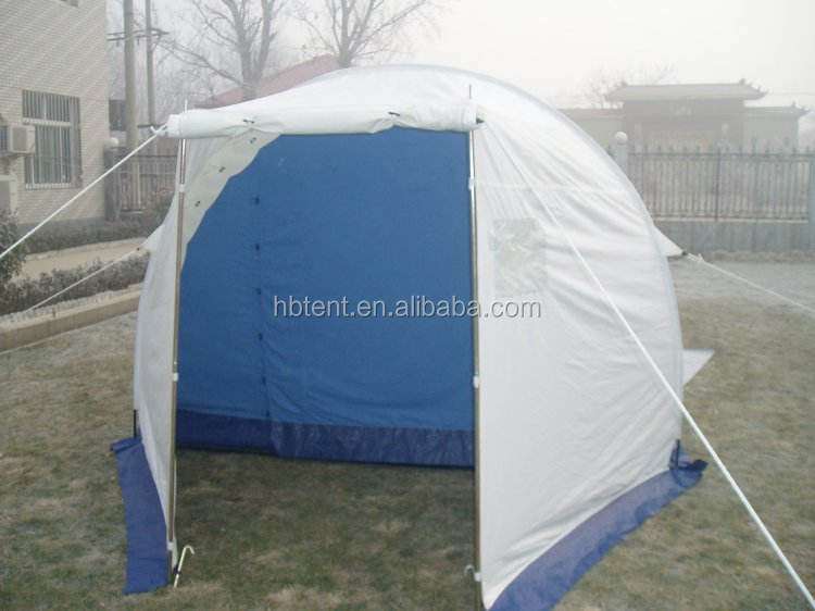 Stock UN Disaster Relief Tent Refugee Tent Fibreglass Pole Light Weight ...