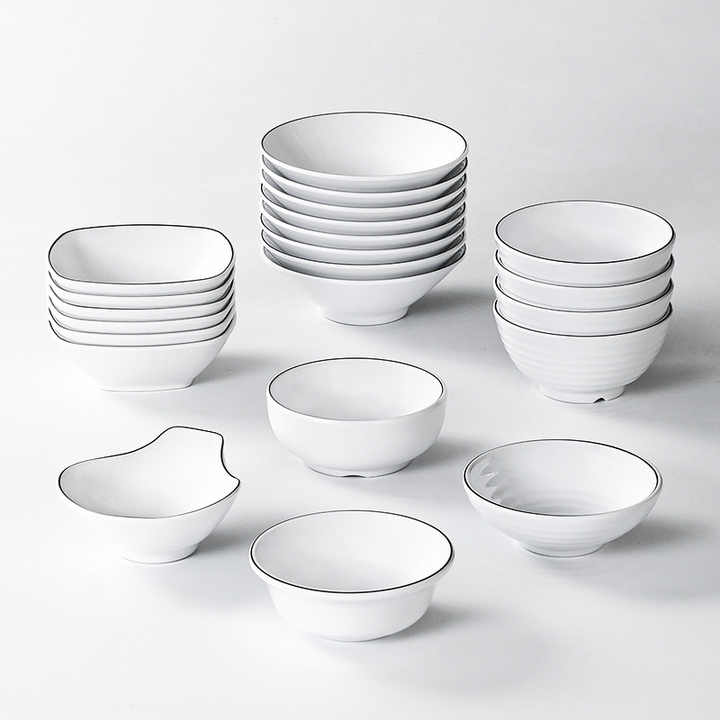 Unbreakable Custom A5 Melamine Small Rice Bowl Hot Pot Seasoning Dish ...