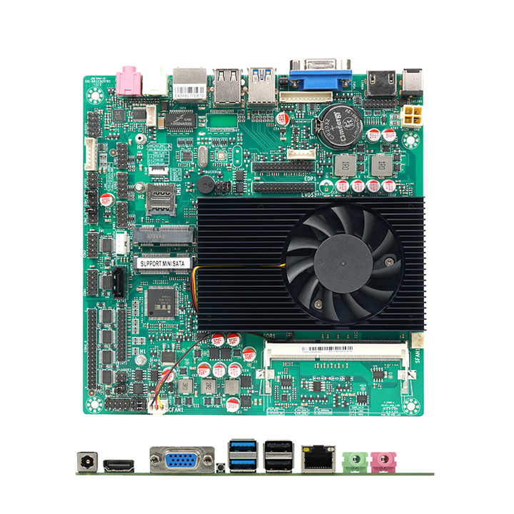 Mini ITX Motherboard with LVDS, DDR3, and Intel Cpus