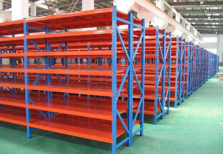 Adjustable Metal Bolt-free Shelves and Shelves Warehouse Store Medium ...