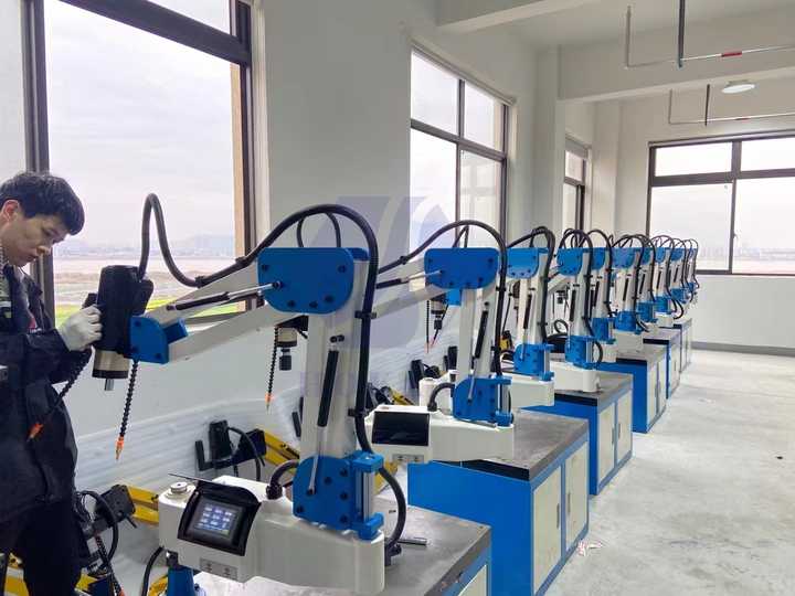 Automatic Electric Drilling Robot Arm Tapping Machine Vertical Drilling ...