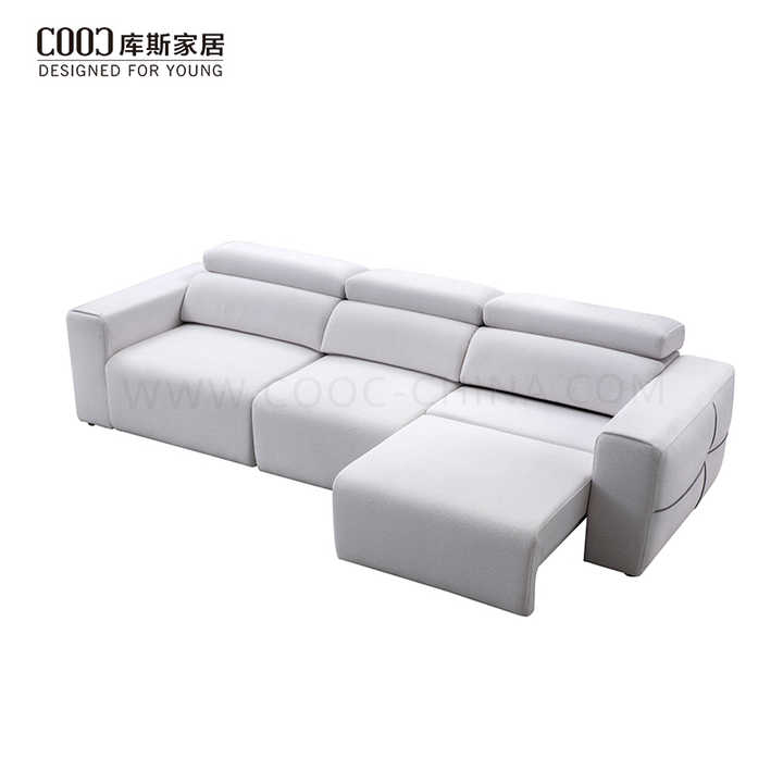 High Quality Modern White Fabric Folding Convertible Sliding Sofa Bed 3 ...
