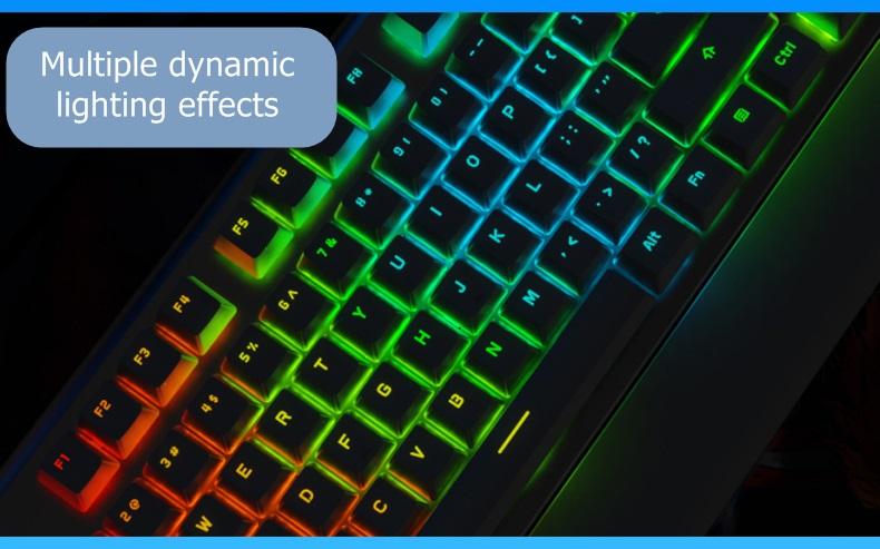RK108 Mechanical Gaming Keyboard with RGB Teclado Klavye