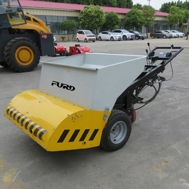 Small Asphalt Paver 1m FURD Mini Road Paver Machine for Efficient ...