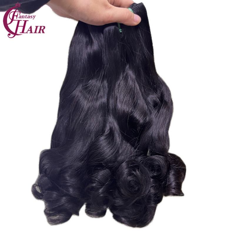FH Wholesale Fumi Curly Weft Hair Extensions Unprocessed Raw Vietnamese ...