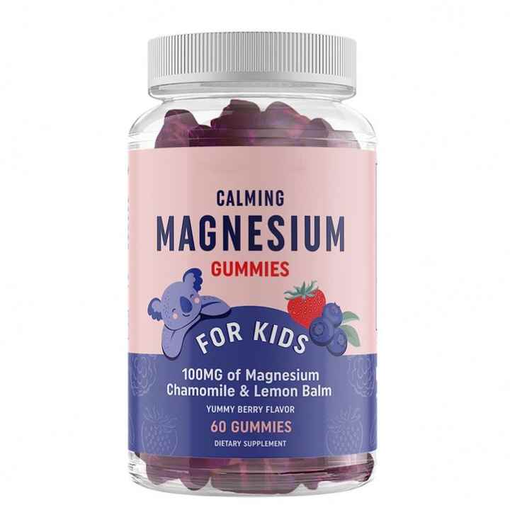 OEM ODM Natural Magnesium gummies Calming Supplement citrate Gummies ...
