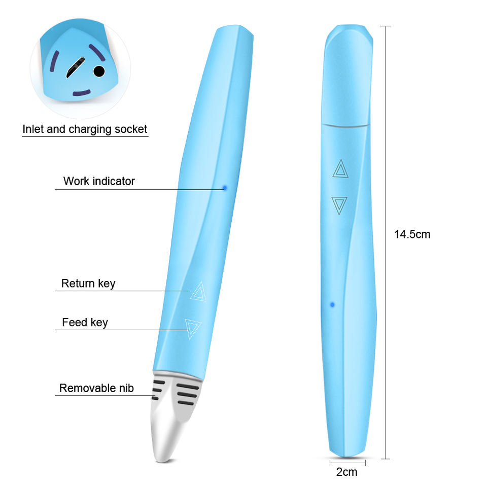 DEWANG D12 3D Pen - Creative Fun for Kids & Education