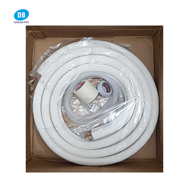 High Quality Copper Line Set AC Connecting Pipe Insulated Copper Pipe