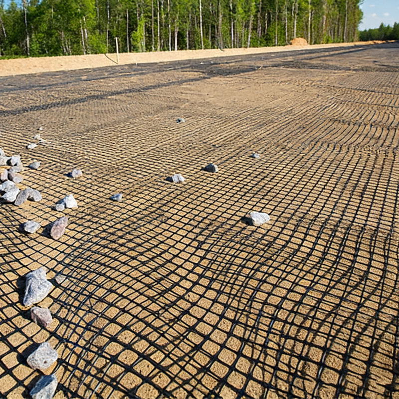 Biaxial Bidirectional Polypropylene PP Plastic Geogrid for Slope ...