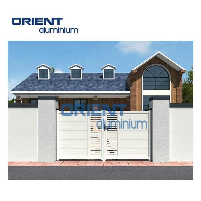 Aluminium Modern Main Gate Design With Different Colors/Steel Gate ...