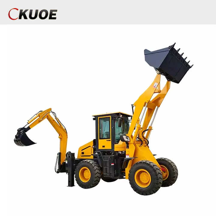 4x4 Tractor with Loader and Backhoe - High Efficiency