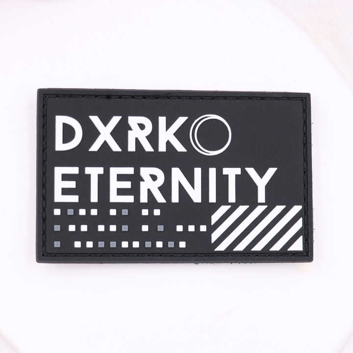 Custom PVC Patch Rubber Logo Patches with Multiple Processes Soft ...