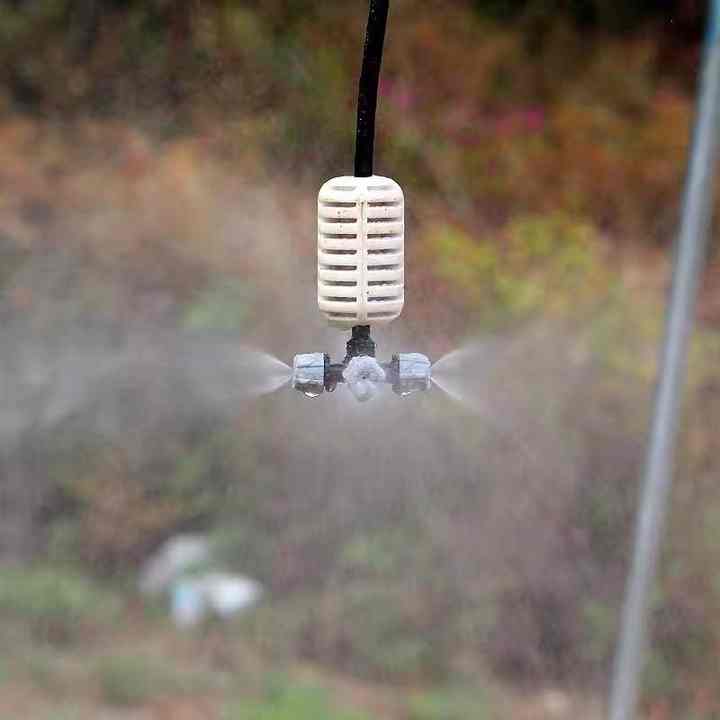 Greenhouse Agricultural Fog Misting Nozzle 4way Overhead Irrigation ...