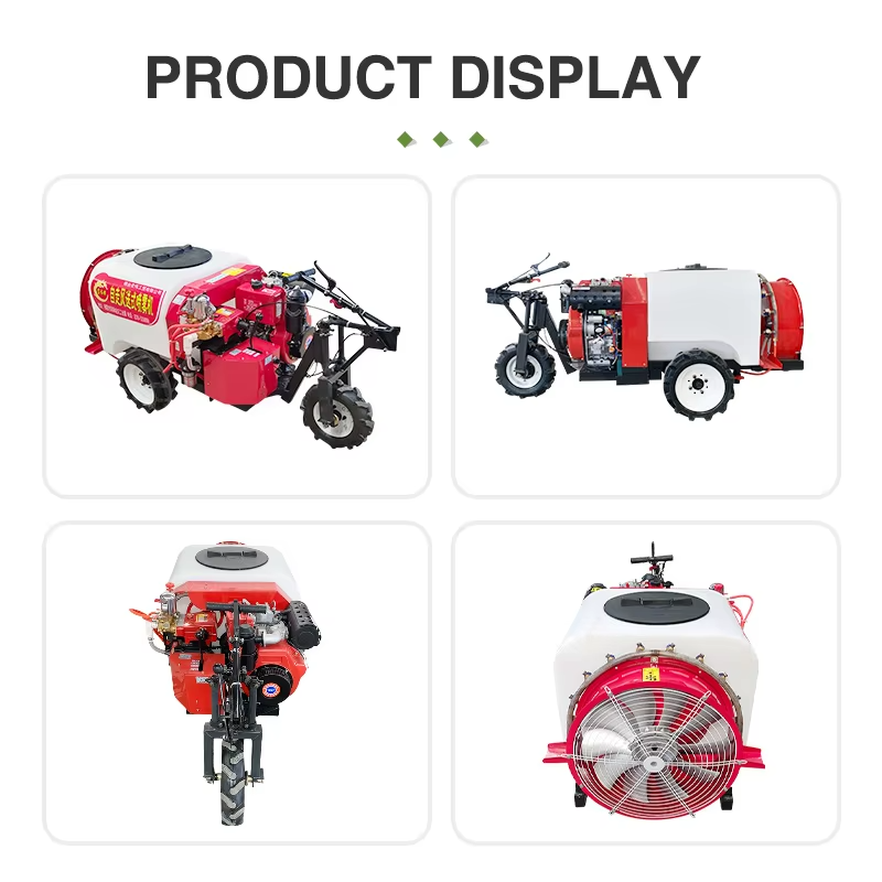 Three Wheeled diesel Self-propelled air Blast Fruit Tree Sprayer ...